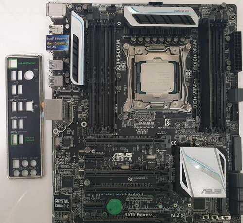 Мат. плата Asus X99-A, CPU i7-5820K