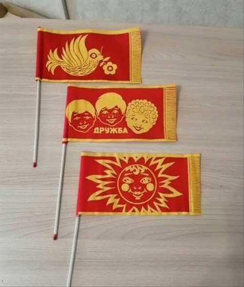 Флажки детские СССР