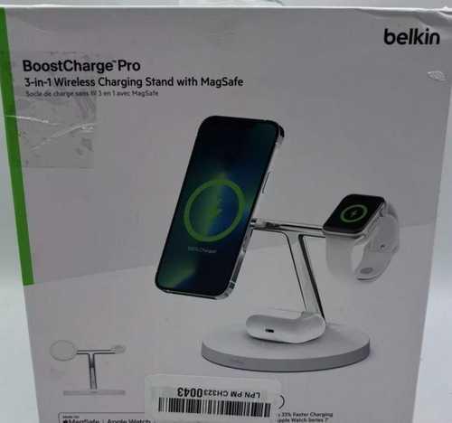 Зарядная станция Belkin boost charge 3в1 WIZ017