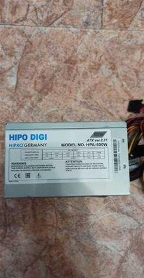 Блок питания Hipro (hipo digi) HPA-500W