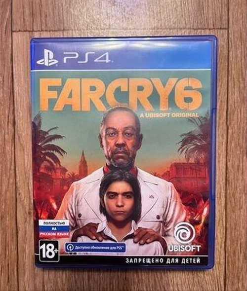Far Cry 6 диск для ps4 ps5 в идеальном состоянии
