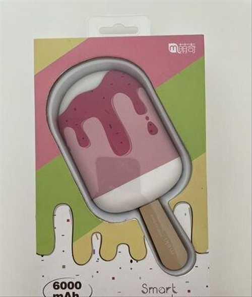 Повербанк клубничное эскимо (6000 mah )