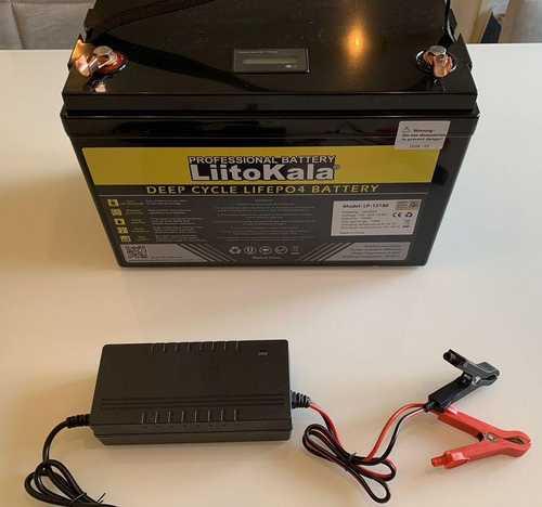 Аккумулятор lifepo4 LiitoKala 12v 180A + з/у гаран