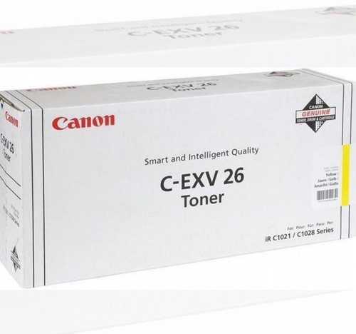 Тонер Canon C-EXV26 Yellow оригинал