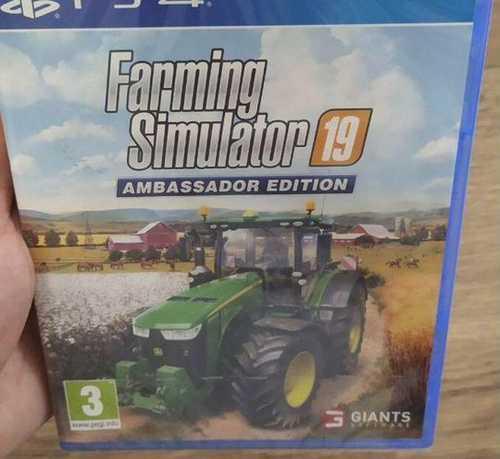 Farming simulator 19 - ambassador edition PS4, ру