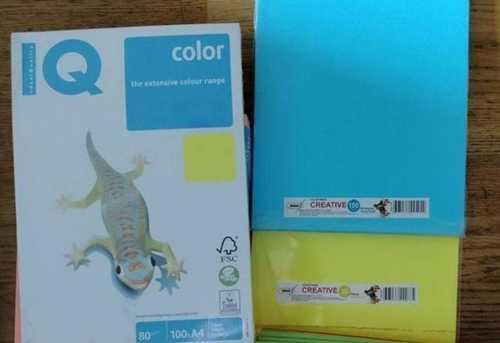 Бумага цветная для печати IQ Color