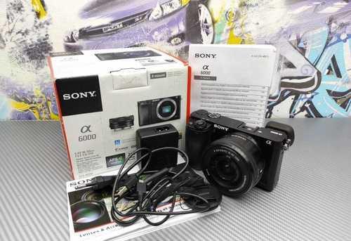 Sony A6000 ilce-6000L kit в упаковке (пробег 8050)