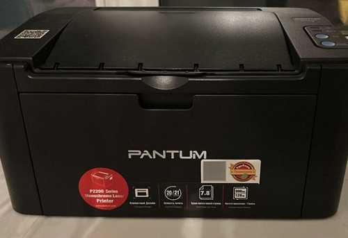 Принтер лазерный Pantum p2207(чёрно-белая печать)