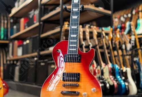 Epiphone Les Paul Modern Figured Magma Orange Fade