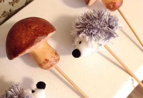 Грибы ежики для поделок