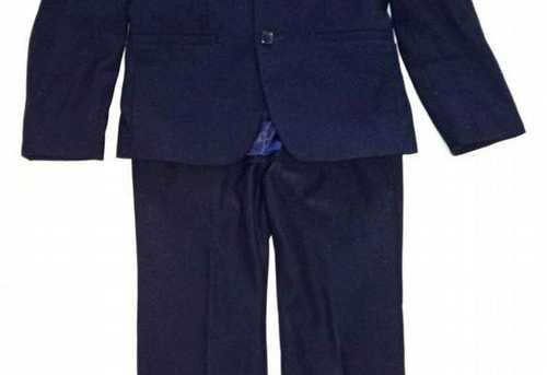 Школьная форма синяя пиджак/брюки 128 см