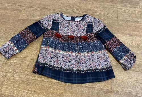 Блузка zara для девочки 98