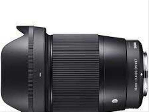 Sigma AF 16mm f1.4 DC DN Contemporary Sony E новый