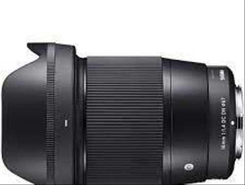 Sigma AF 16mm f1.4 DC DN Contemporary Sony E новый