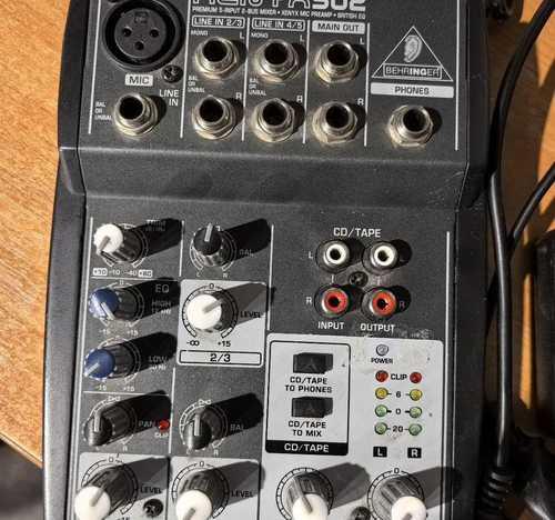 Микшерный пульт behringer xenux 502