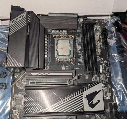 Материнская плата b760 aorus elite ax