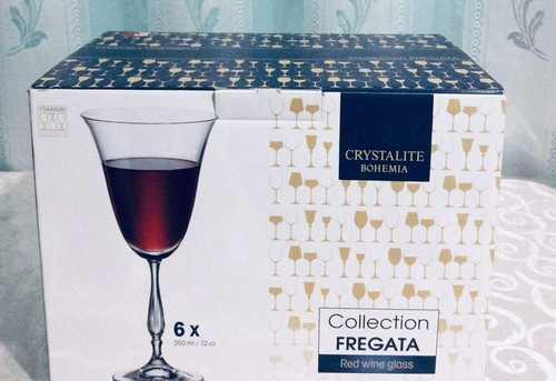Набор бокалов fregata для красного вина новый
