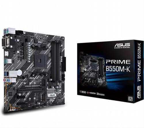 Материнская плата asus prime B550M-K, новая