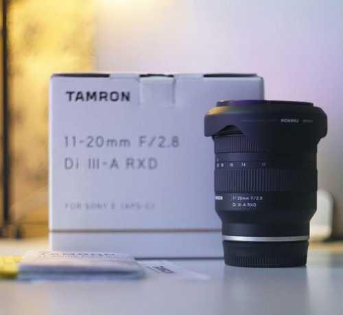 Новый Tamron 11-20 mm 2.8 (Sony E)