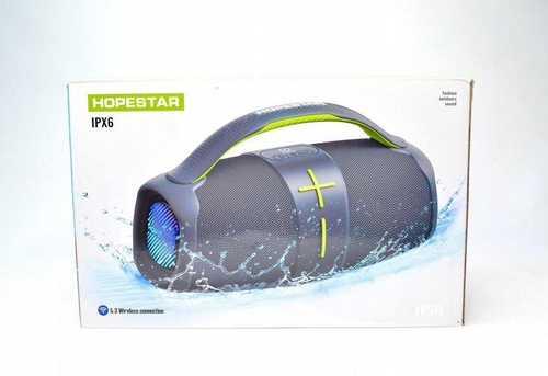 Bluetooth колонка hopestar H60, серая