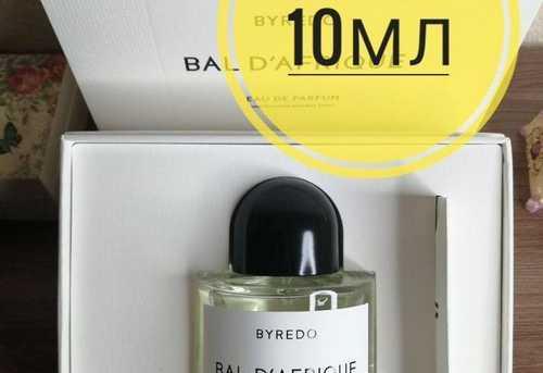 Парфюм Bal d'Afrique Byredo отливант 10мл