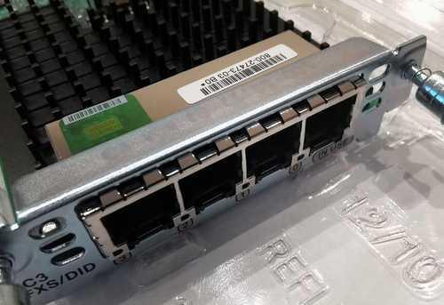 Cisco голосовой модуль VIC3-4FXS/DID 4xRJ-11