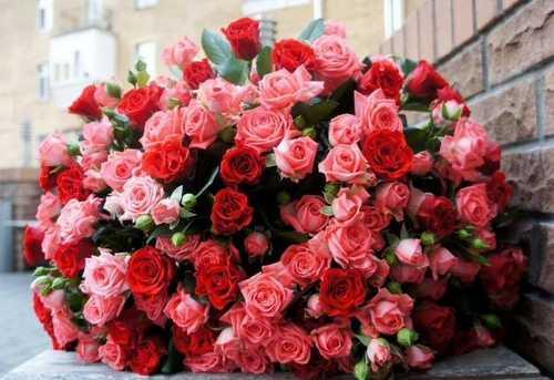 Кустовые розы букет доставка по Ставрополю