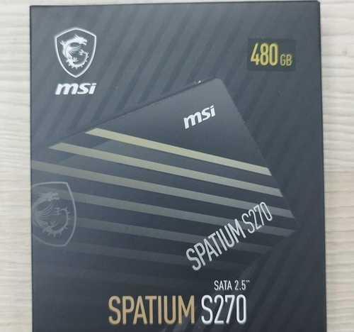 2,5" SSD 480Gb MSI spatium S270 SATA