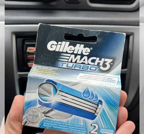 Сменные кассеты gillette mach3, лезвия