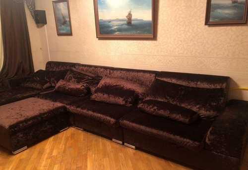 Большой угловой диван модульный