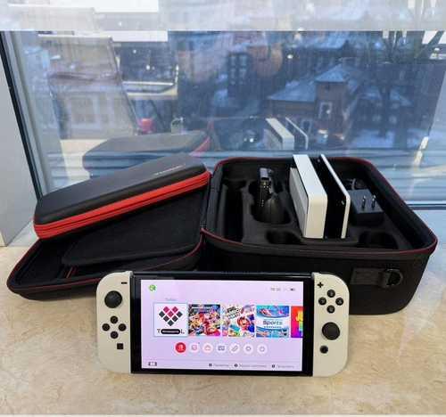 Nintendo switch oled с чипом 256 64 Гб