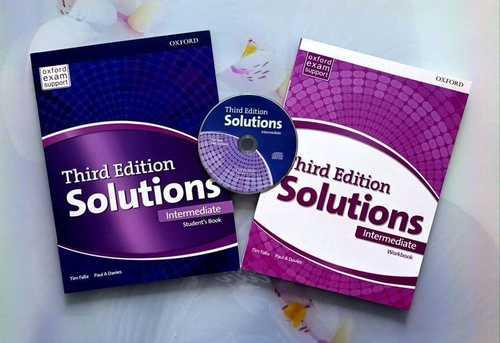 Solutions Intermediate 3rd Edition + CD Новый