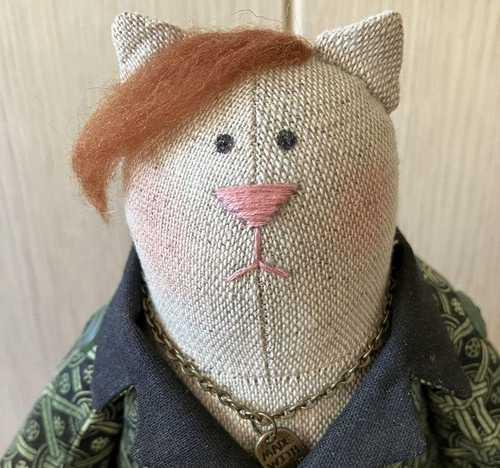 Кот ручной работы