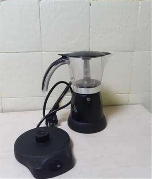 Кофеварка гейзерная электрическая hotter