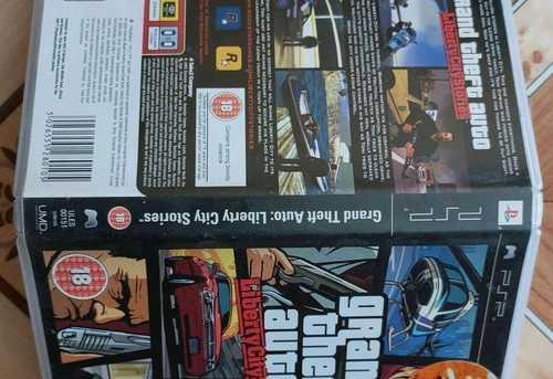 Коробка бокс GTA Liberty City (PSP)