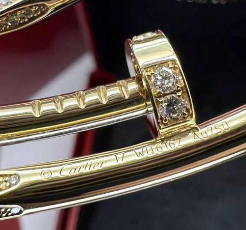 Золотой браслет cartier