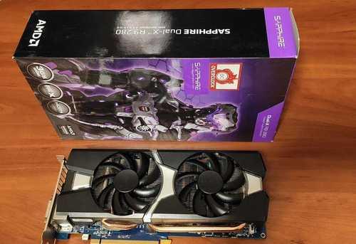 Видеокарта sapphire dual-X R9 280