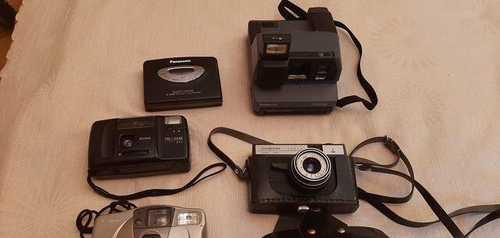 Плёночный фотоаппарат,плеер для кассет