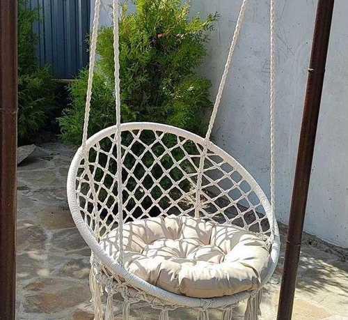 Кресло качели подвесные садовые для дачи