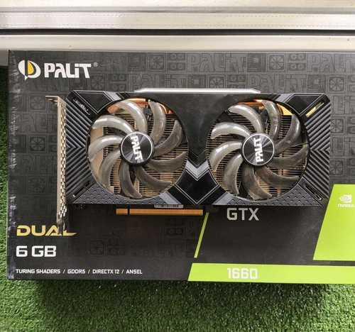 Видеокарта gtx 1660 dual 6gb