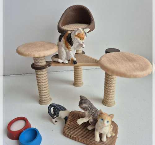 Коллекционные фигурки котов Schleich