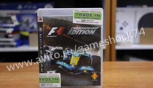 F1 Championship Edition - PS3 Б.У (Обмен)