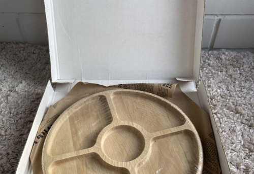 Менажница, деревянная тарелка