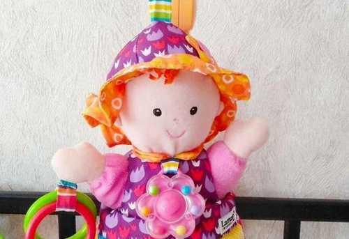 Кукла погремушка- подвеска для малышей