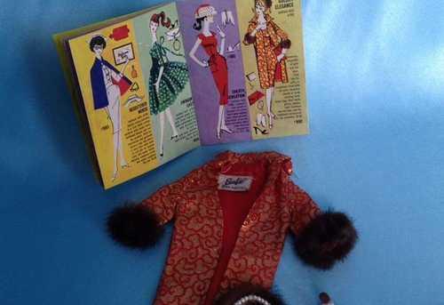 Vintage Barbie Винтаж Барби вечернее пальто 1962г