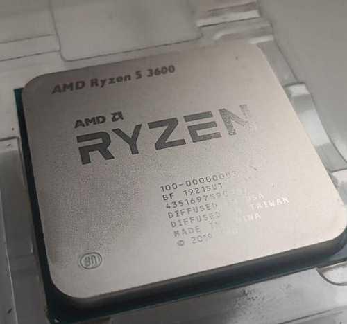 Ryzen 5 3600 полностью рабочий