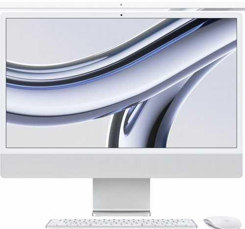 Моноблок Apple iMac 24" 4.5K M3 8/10CPU 256SSD Sil