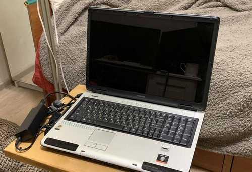Старые ноутбуки Toshiba 17 и Dell