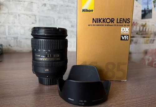 Nikon 16-85mm f/3.5-5.6G ED VR AF-S DX (Тайланд)