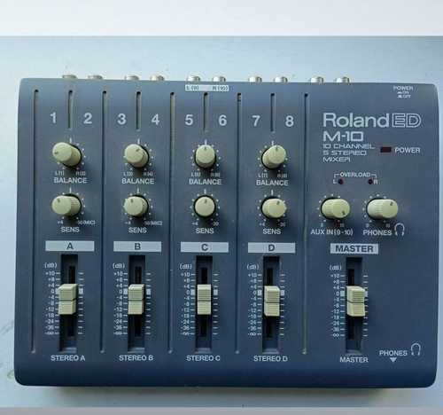 Микшерный пульт 10-моно 5-стерео Roland ED M-10
